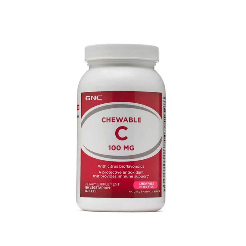 VITAMIN C 100MGS 180 CHEWTAB - GNC Honduras